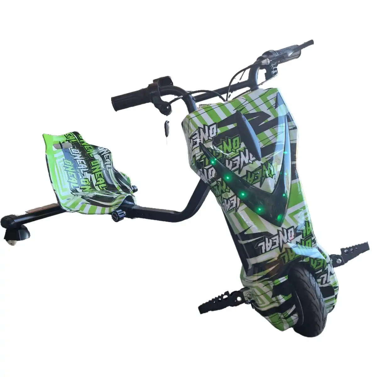 Tricicleta Electrica Drift pentru copii, Trike - Verde ️ Alfarad.ro