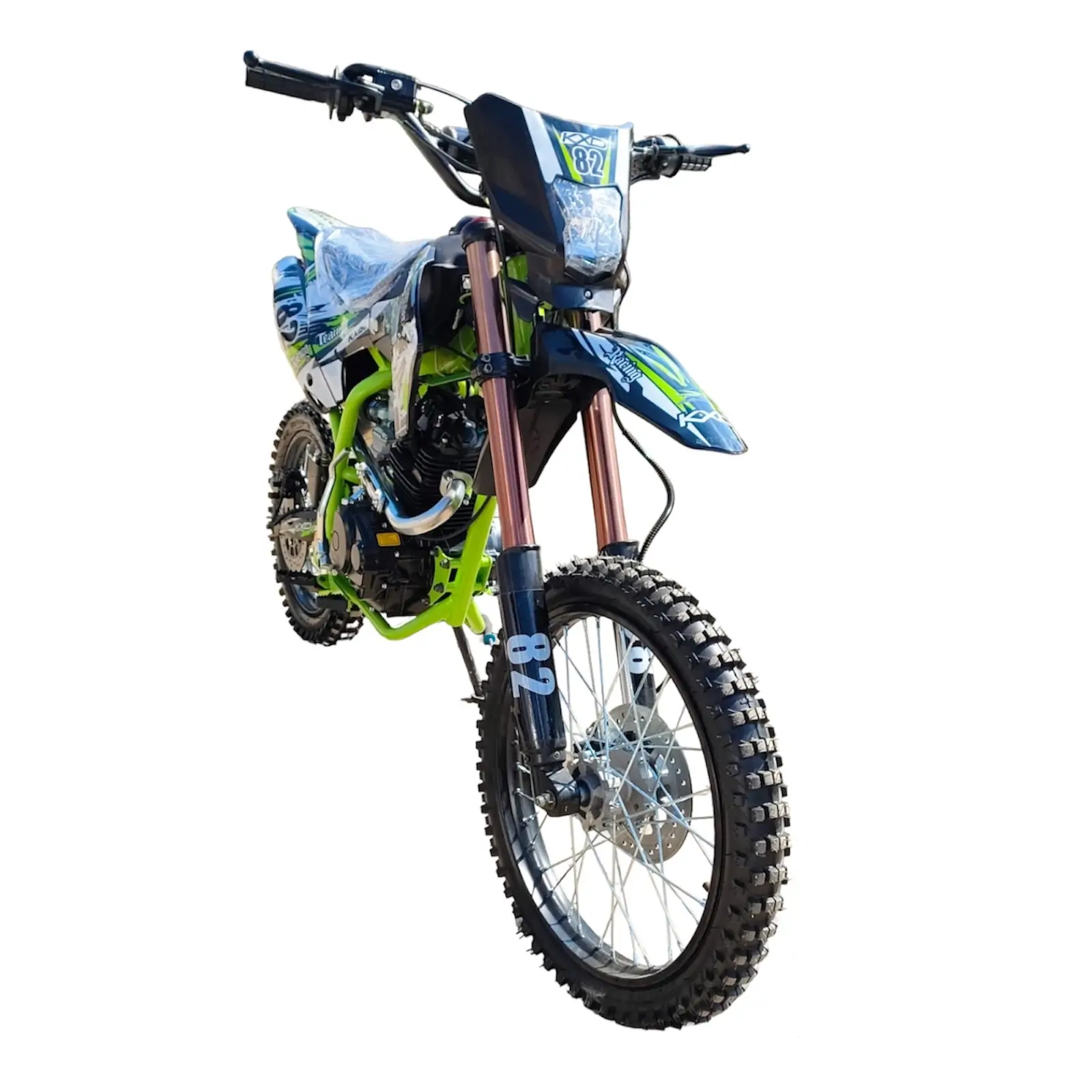 KXD ENDURO 150cc Cross Bike Dirtbike electric si kickstarter roti 19”16 ...